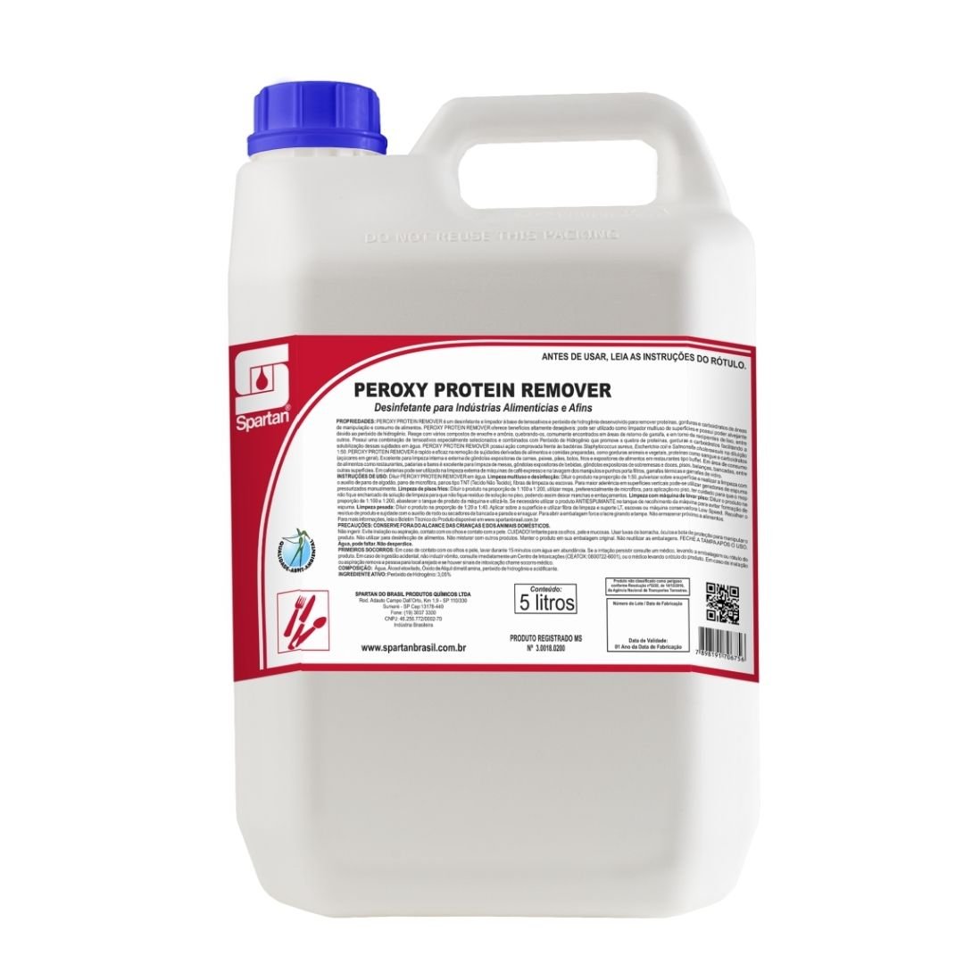 Desinfetante Desengordurante Peroxy Protein Remover Spartan